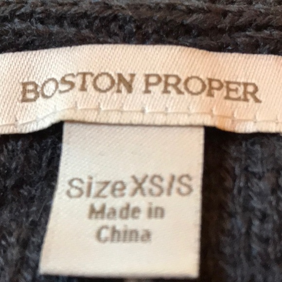 Boston Proper | Sweaters | Boston Proper Reindeer Sweater Grayivory Sxs ...